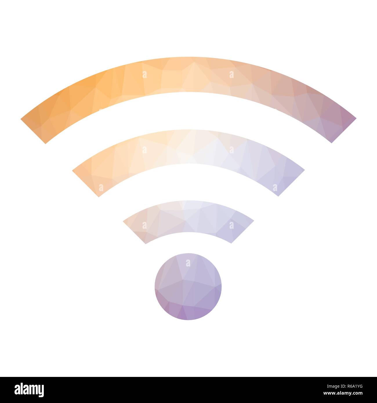 GPRS Logo. Radio Wave Icon. Wireless Network Symbol Isolated on White ...