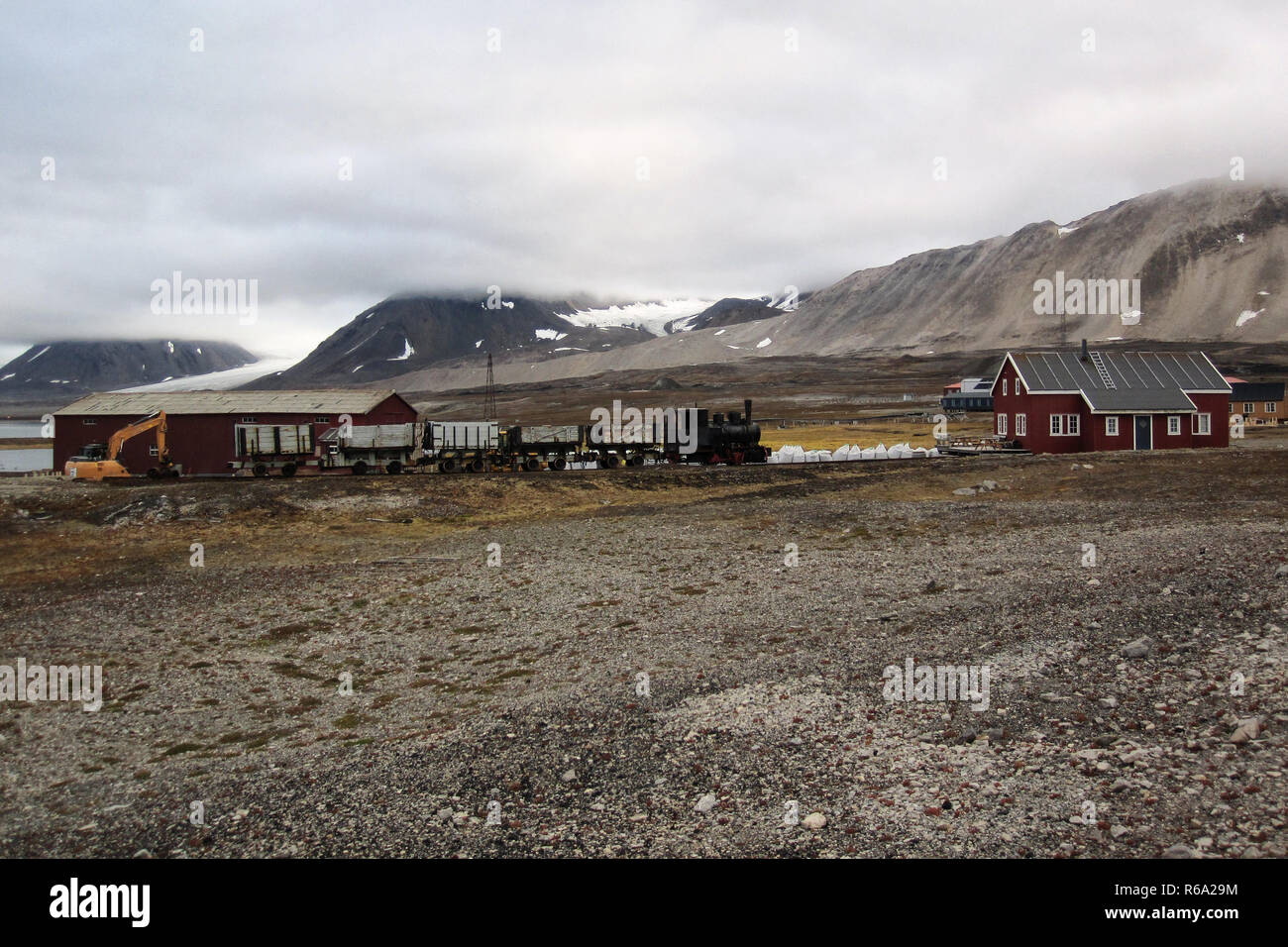 Old Mining Railroad, Svalbard Stock Photo - Alamy