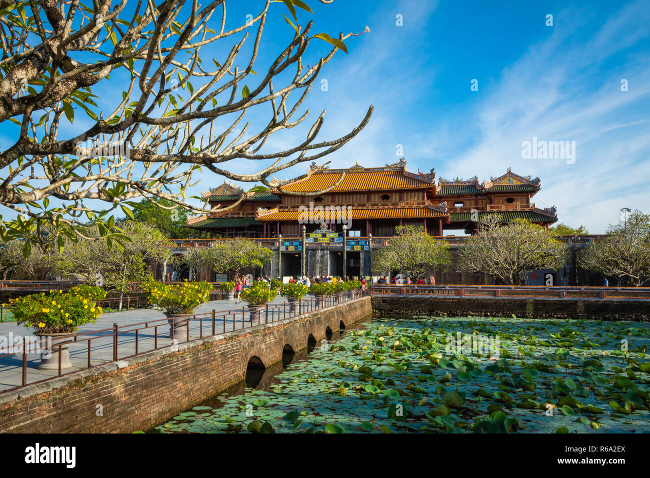 HUE, VIETNAM - NOVEMBER 17, 2018: Imperial Royal Palace of Nguyen ...