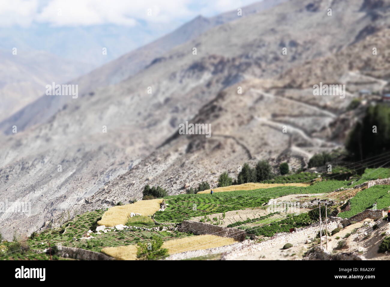 spiti valley , nako mountains Stock Photo - Alamy