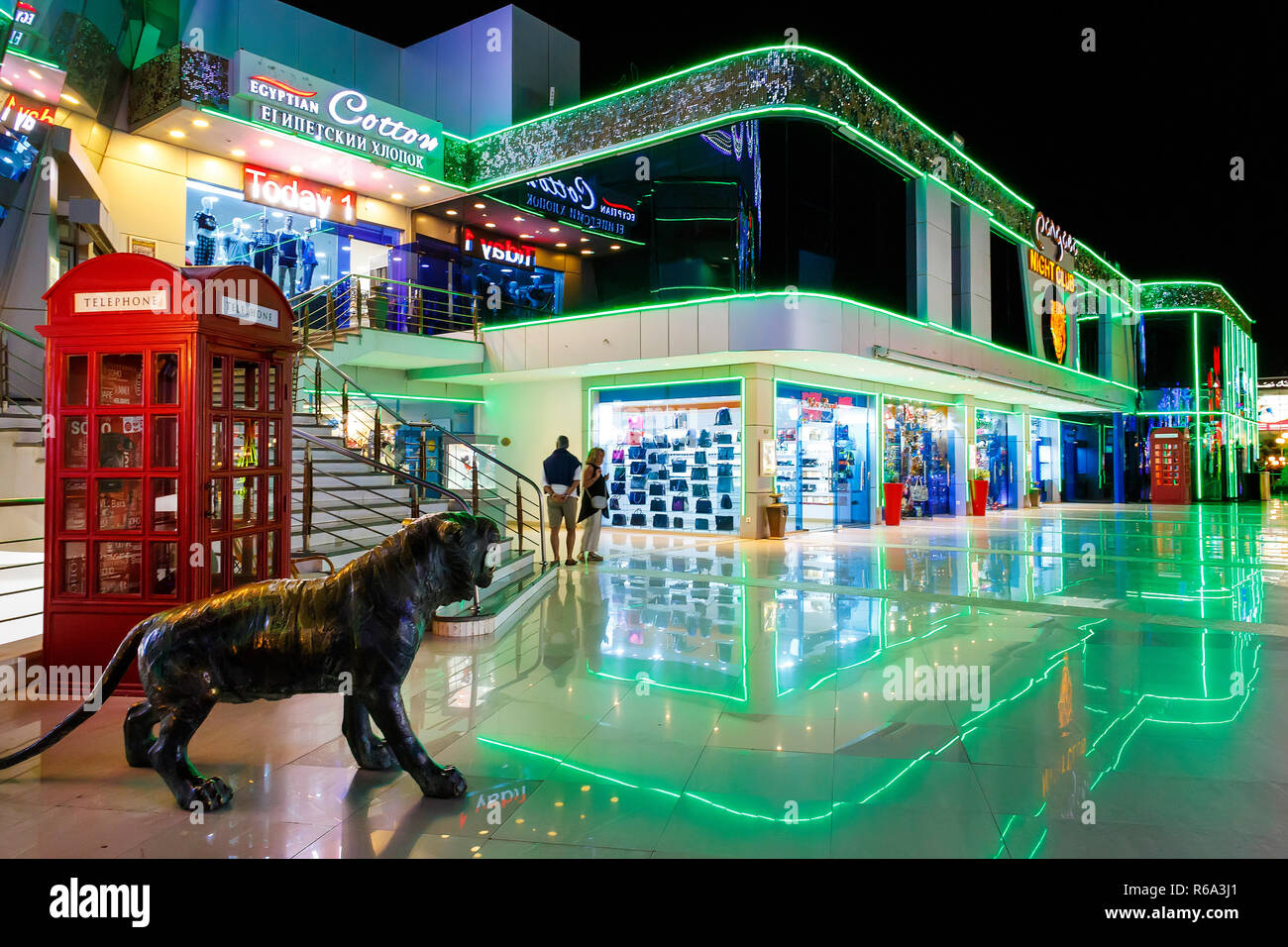 The Soho Square in Red Sea coastal resort Sharm el-Sheikh, south Sinai ...