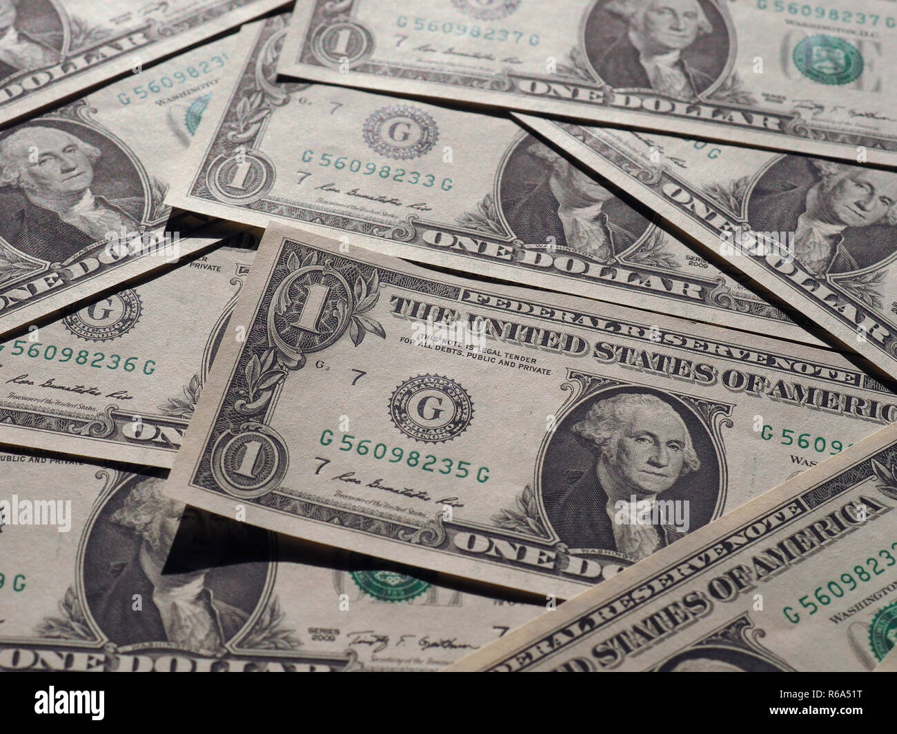Dollar notes, United States Stock Photo - Alamy