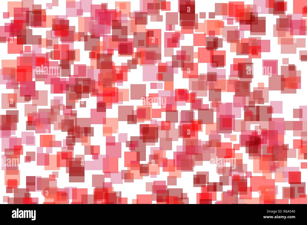 Abstract red squares illustration background Stock Photo - Alamy