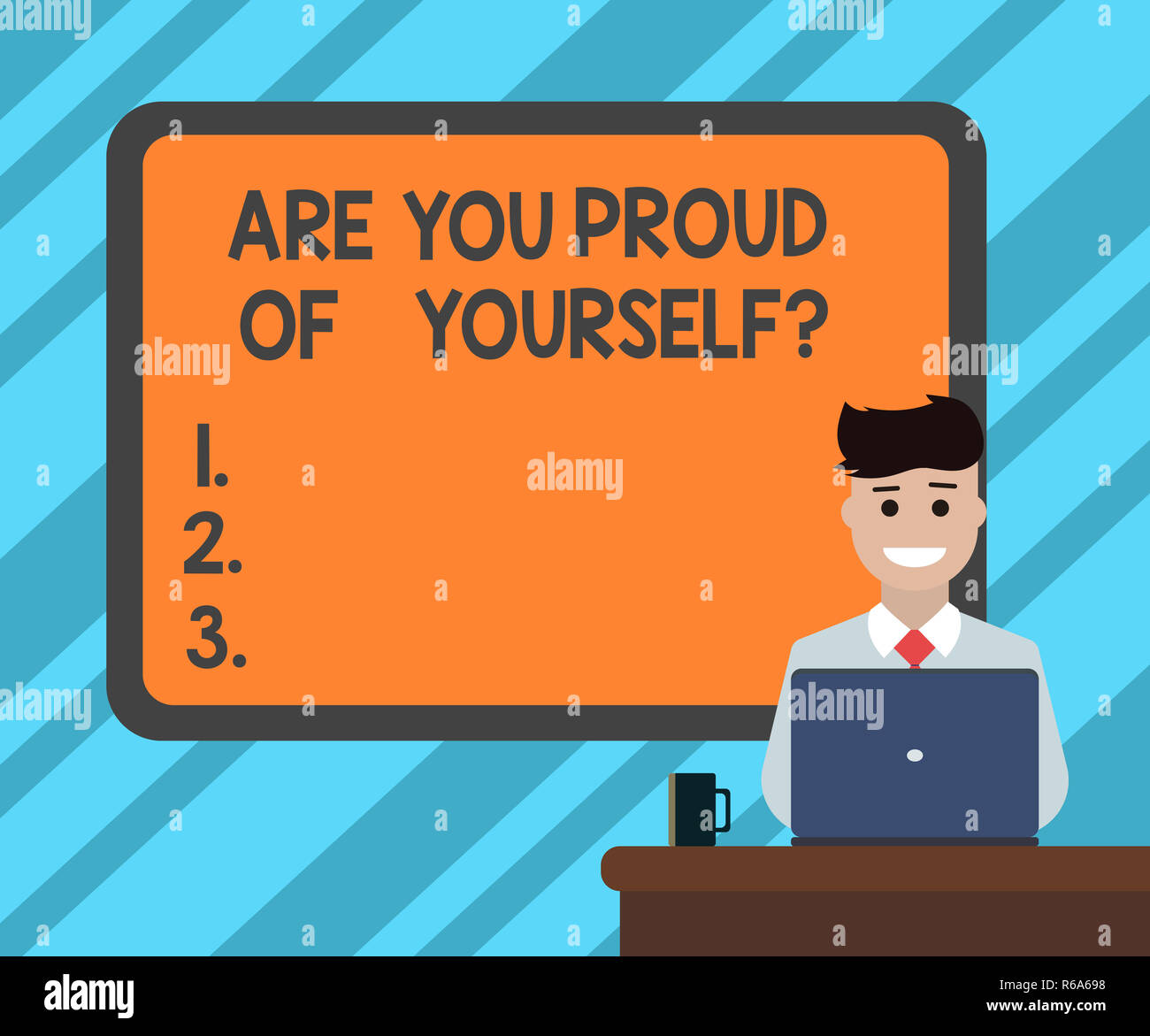 Text sign showing Are You Proud Of Yourselfquestion. Conceptual photo ...