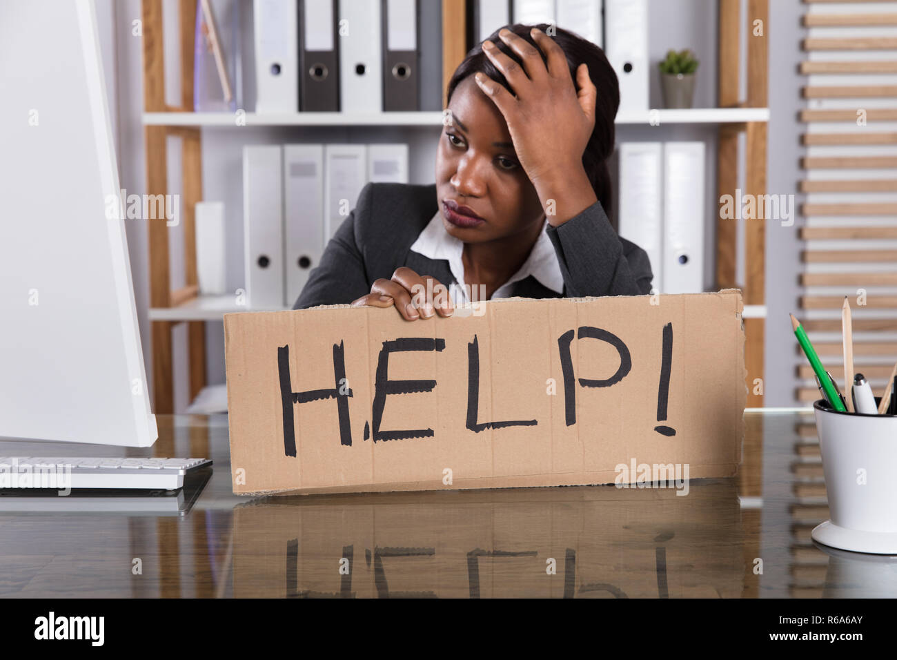 Help Desk Cardboard High Resolution Stock Photography and Images - Alamy