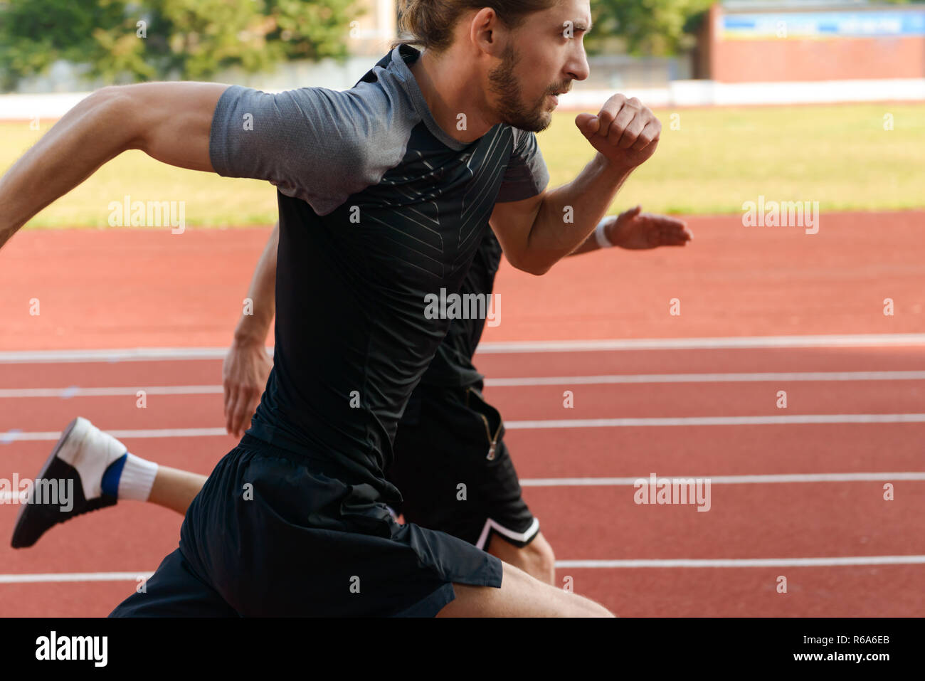 Male twins run hi-res stock photography and images - Alamy