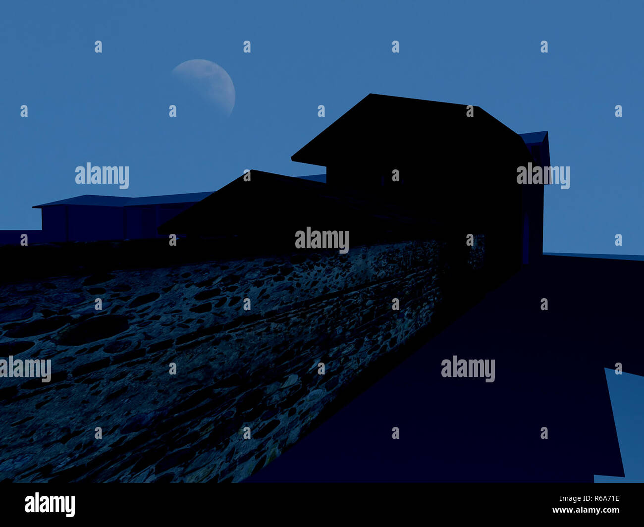 dark goth scene Stock Photo - Alamy