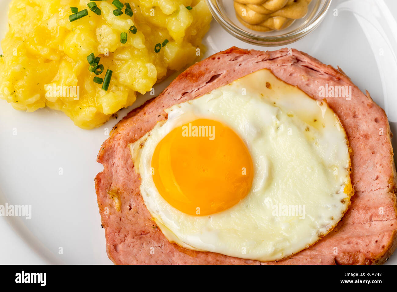 Bavarian meat loaf leberkase hi-res stock photography and images - Alamy