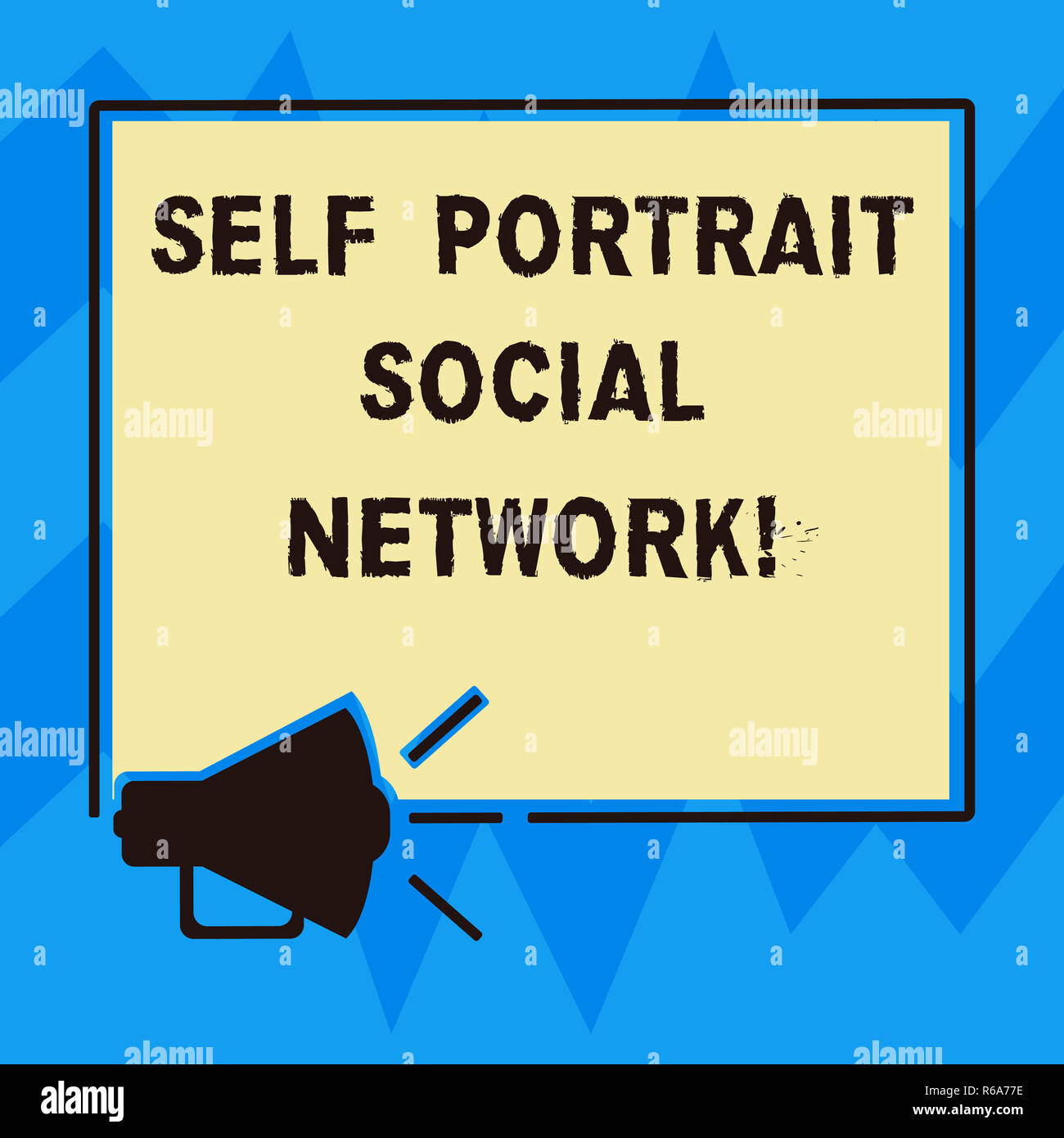 Text sign showing Self Portrait Social Network. Conceptual photo Selfie ...