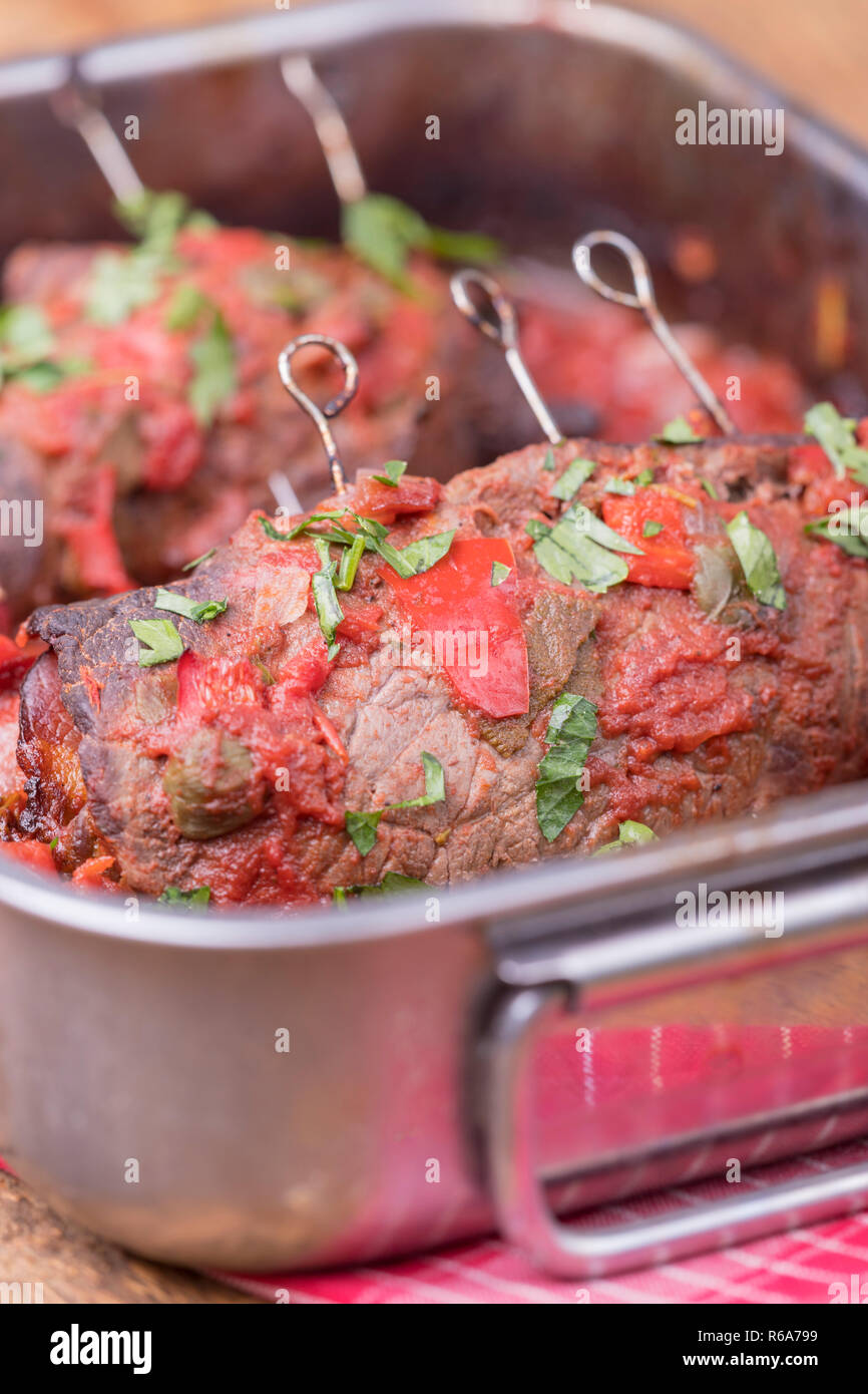 Roast beef gravy roll hi-res stock photography and images - Alamy