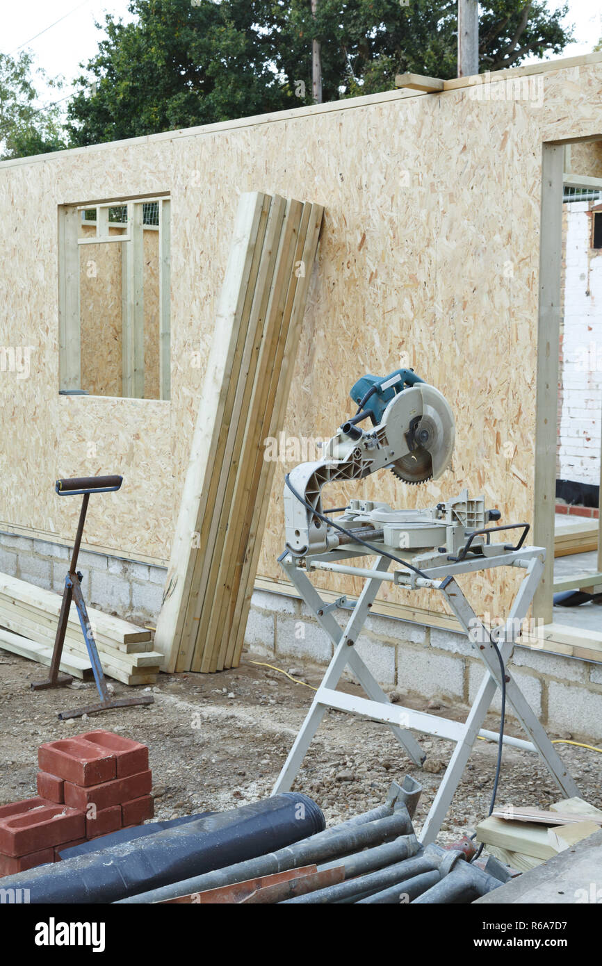 Timber frame wall construction hi-res stock photography and images - Alamy