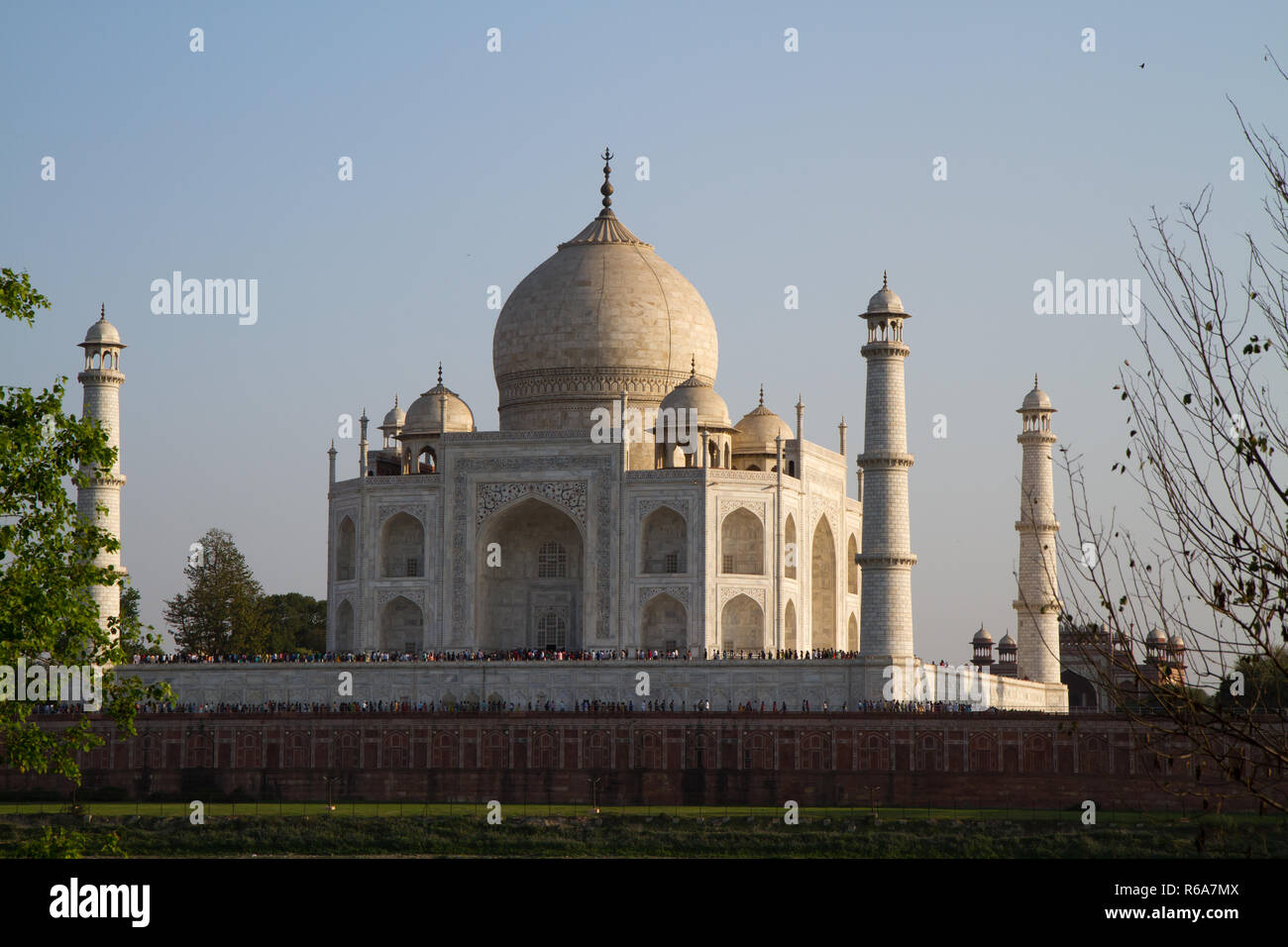 the world famous Taj Mahal in agra in india Stock Photo - Alamy