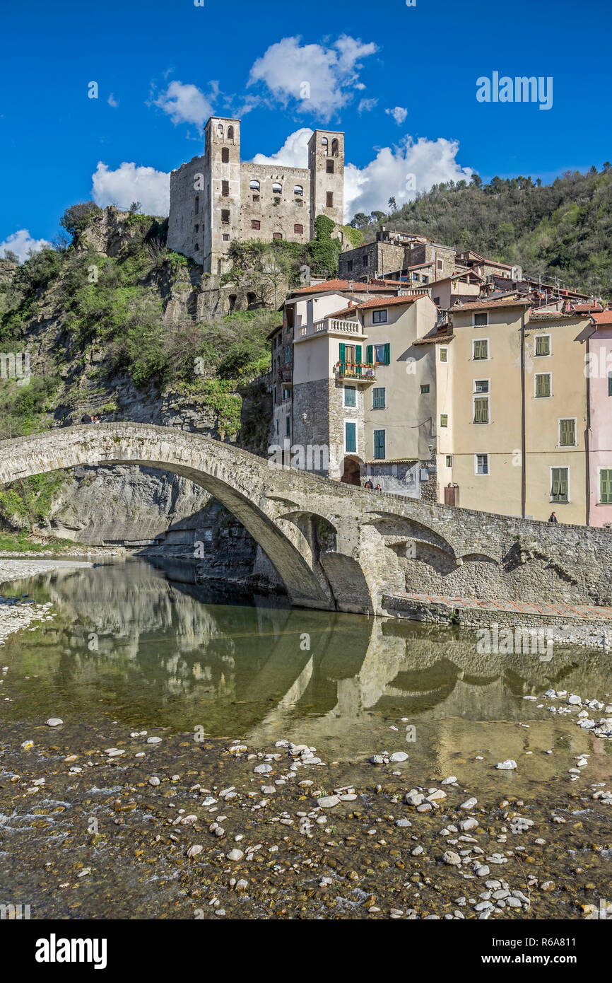 The Perfectly Curved Historic Arch Bridge Is The Symbol Of The Small ...