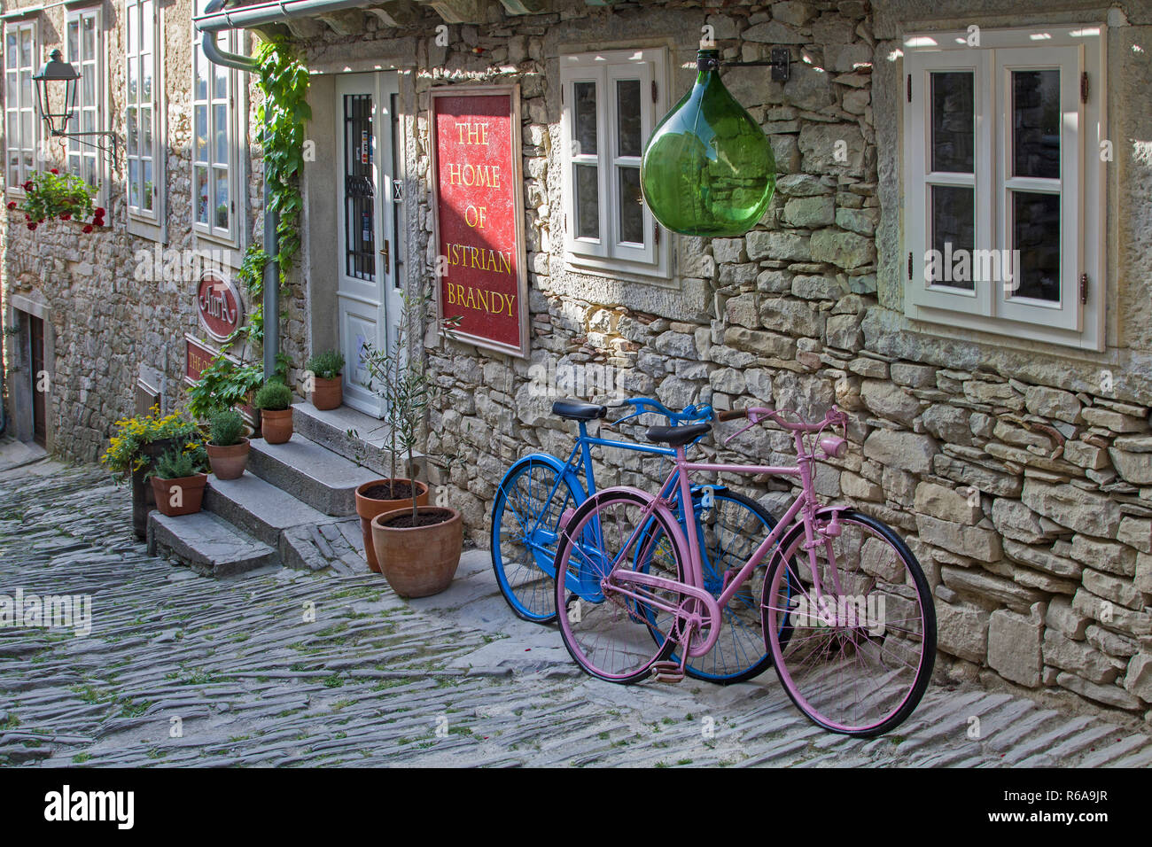 Colorful Painted Ladies And Men S Bicycle Stock Photo - Alamy