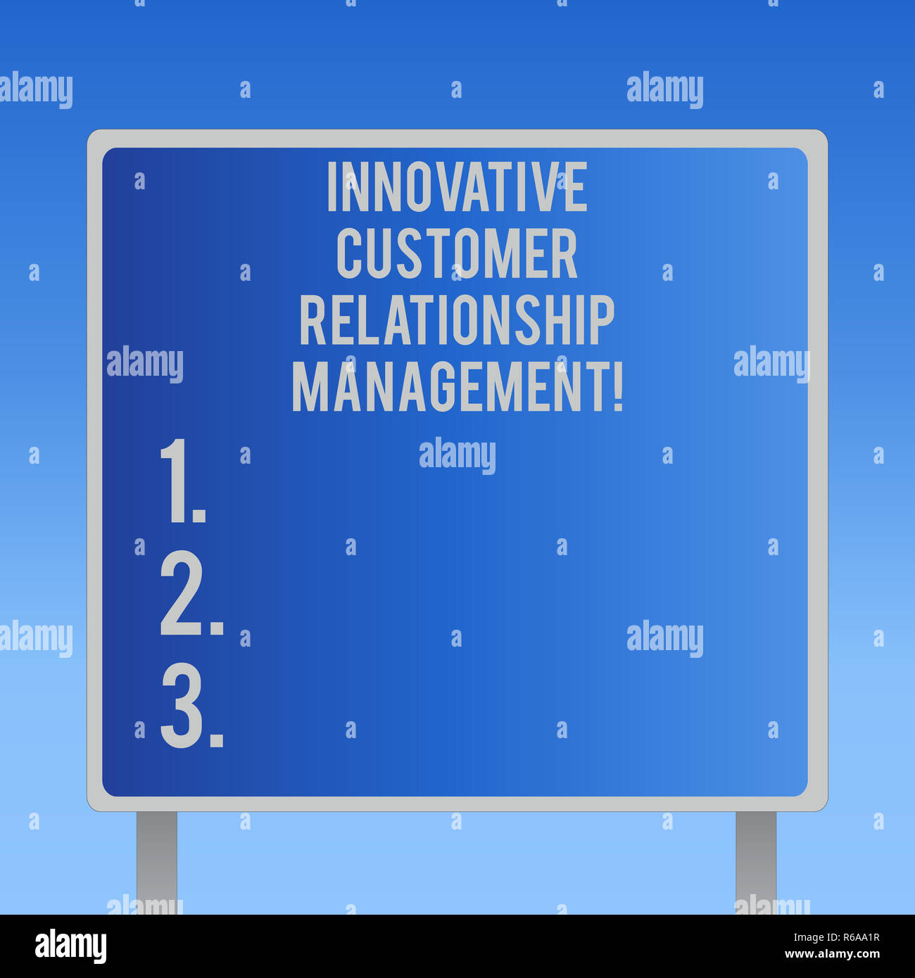 Text sign showing Innovative Customer Relationship Management ...