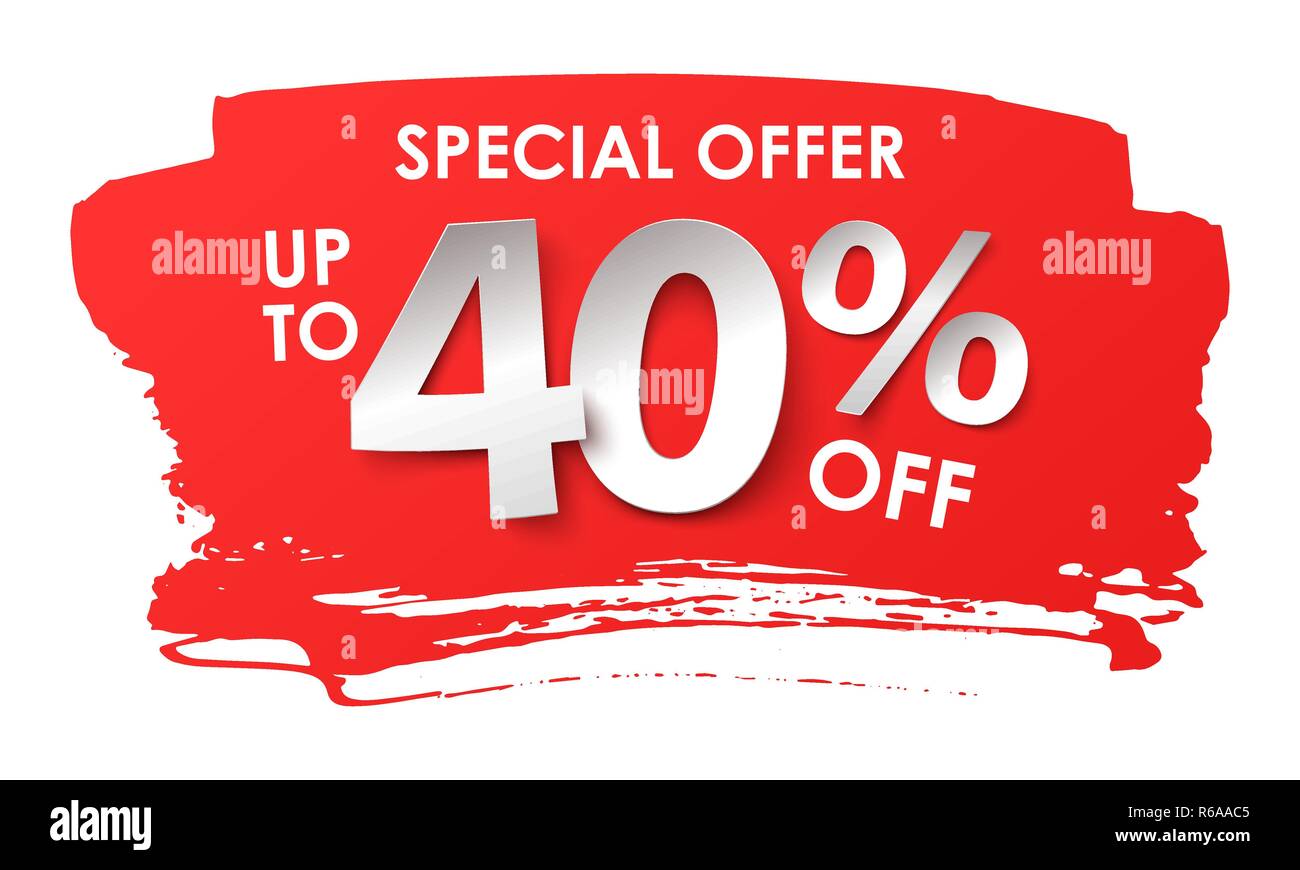 40 percent background Stock Vector Images - Alamy