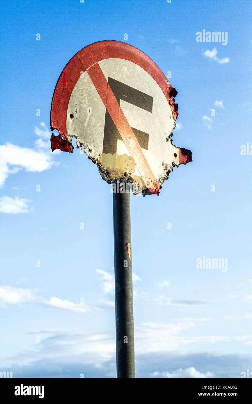 Corrosion sign hi-res stock photography and images - Alamy