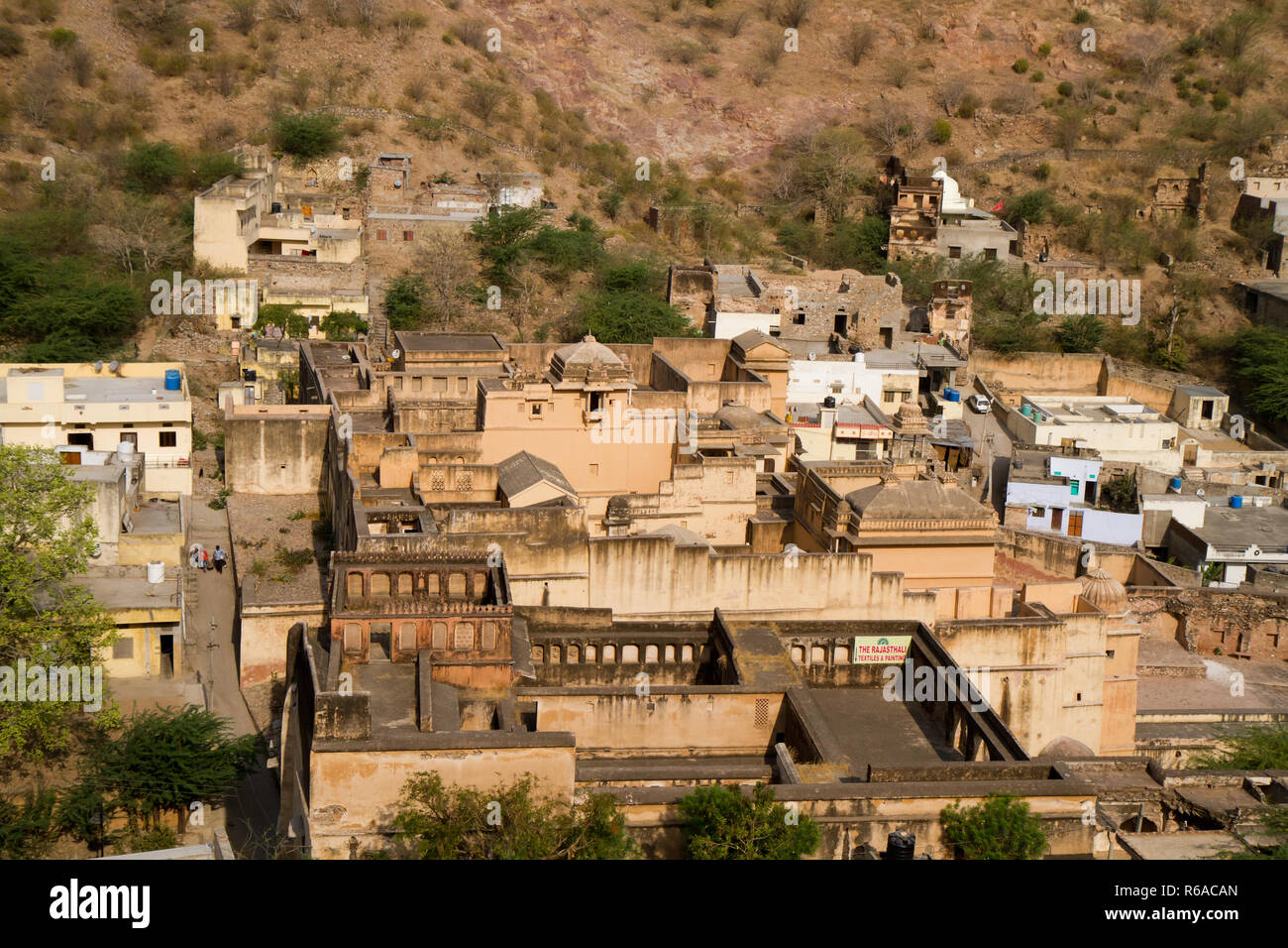 architecture around amber fort in jaipur india Stock Photo - Alamy