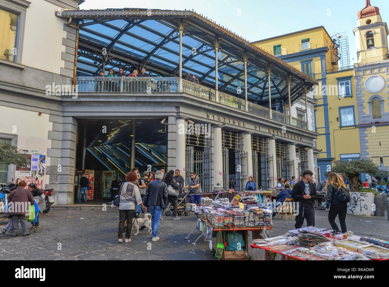 Funicular railway Funicolare Tu Montesanto, Naples, Italy ...