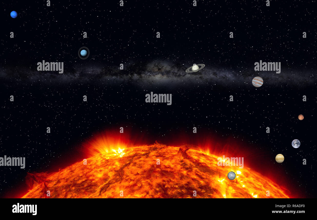 Our Solar System Stock Photo - Alamy