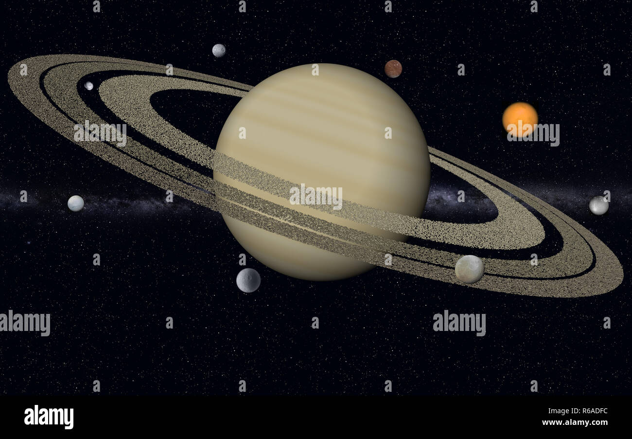 Rhea rings hi-res stock photography and images - Alamy