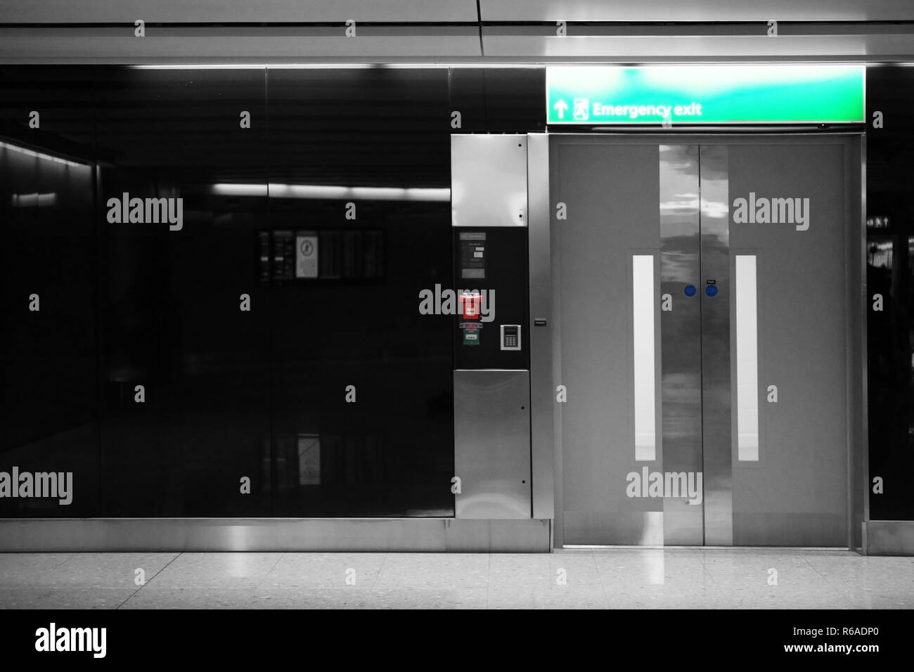Elevator emergency button hi-res stock photography and images - Alamy
