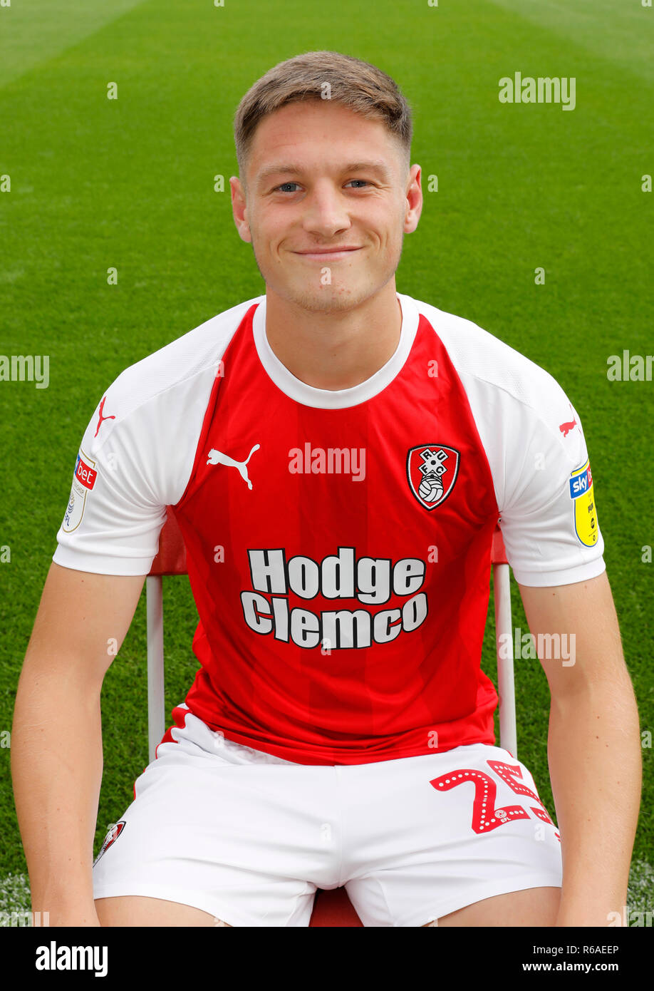 Ben Wiles, Rotherham United Football Club, Photocall, season 2018-2019 ...