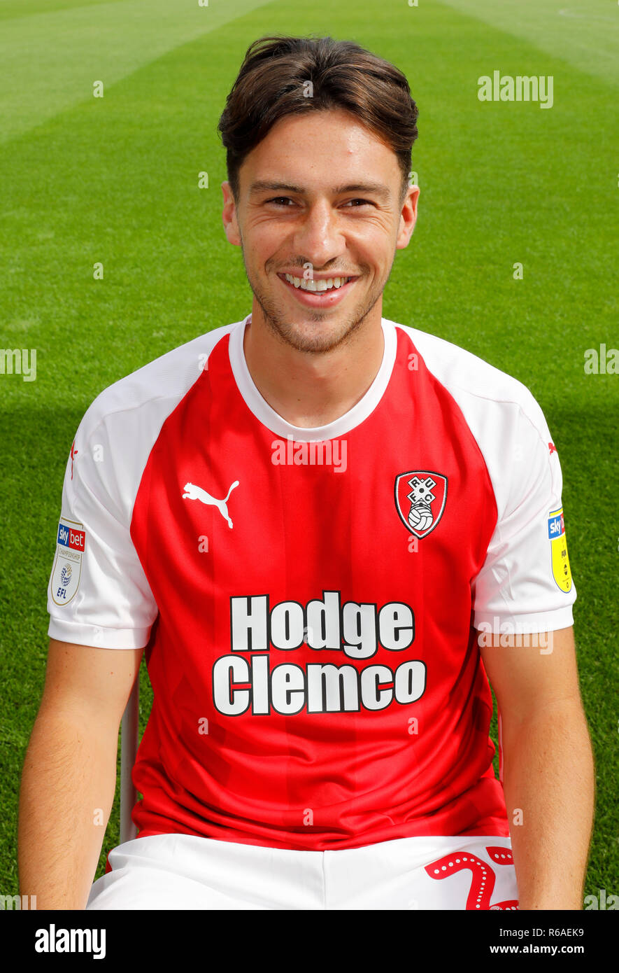 Joe Newell, Rotherham United Football Club, Photocall, season 2018-2019 ...