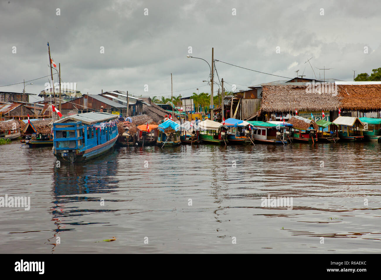 Iquitos entrance from the Amazon's river side Stock Photo - Alamy