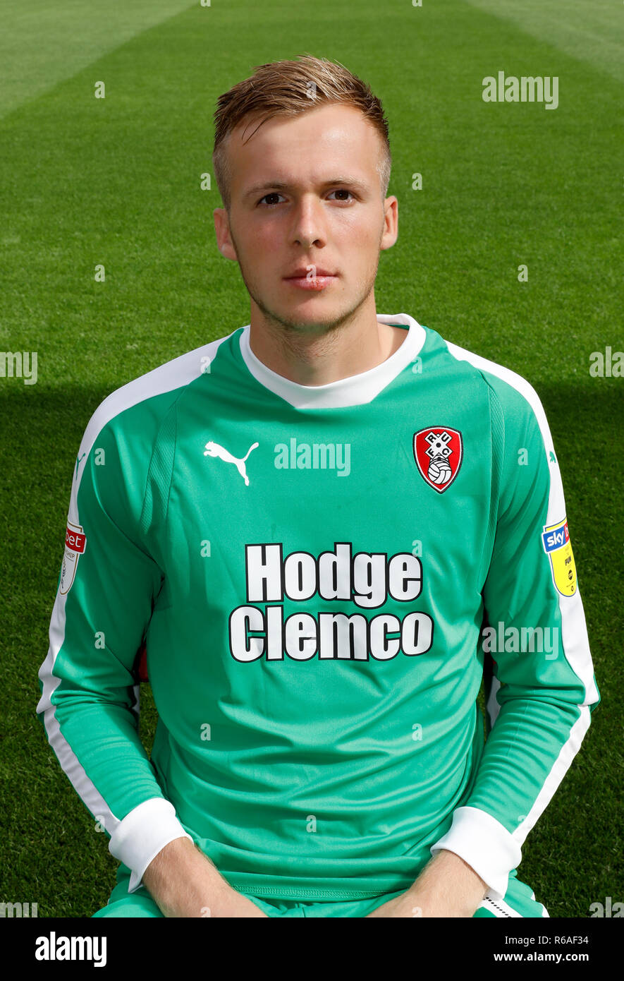 Marek Rodak, Rotherham United Football Club, Photocall, season 2018 ...