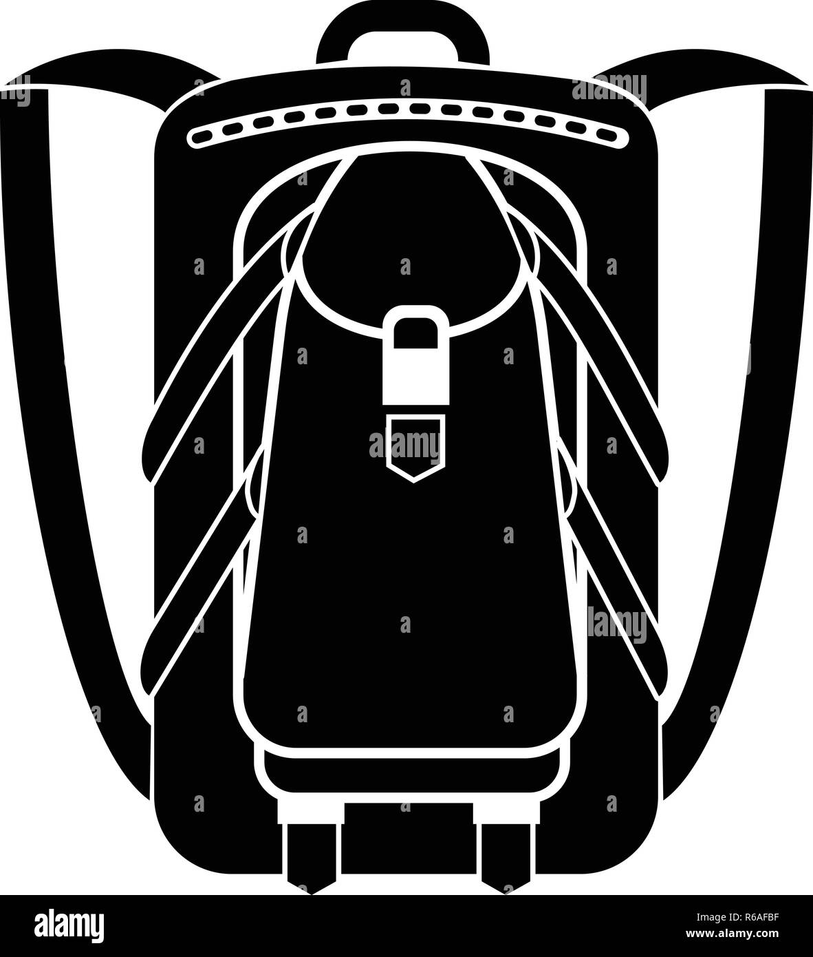 Hiking backpack icon, simple style Stock Vector Image & Art - Alamy