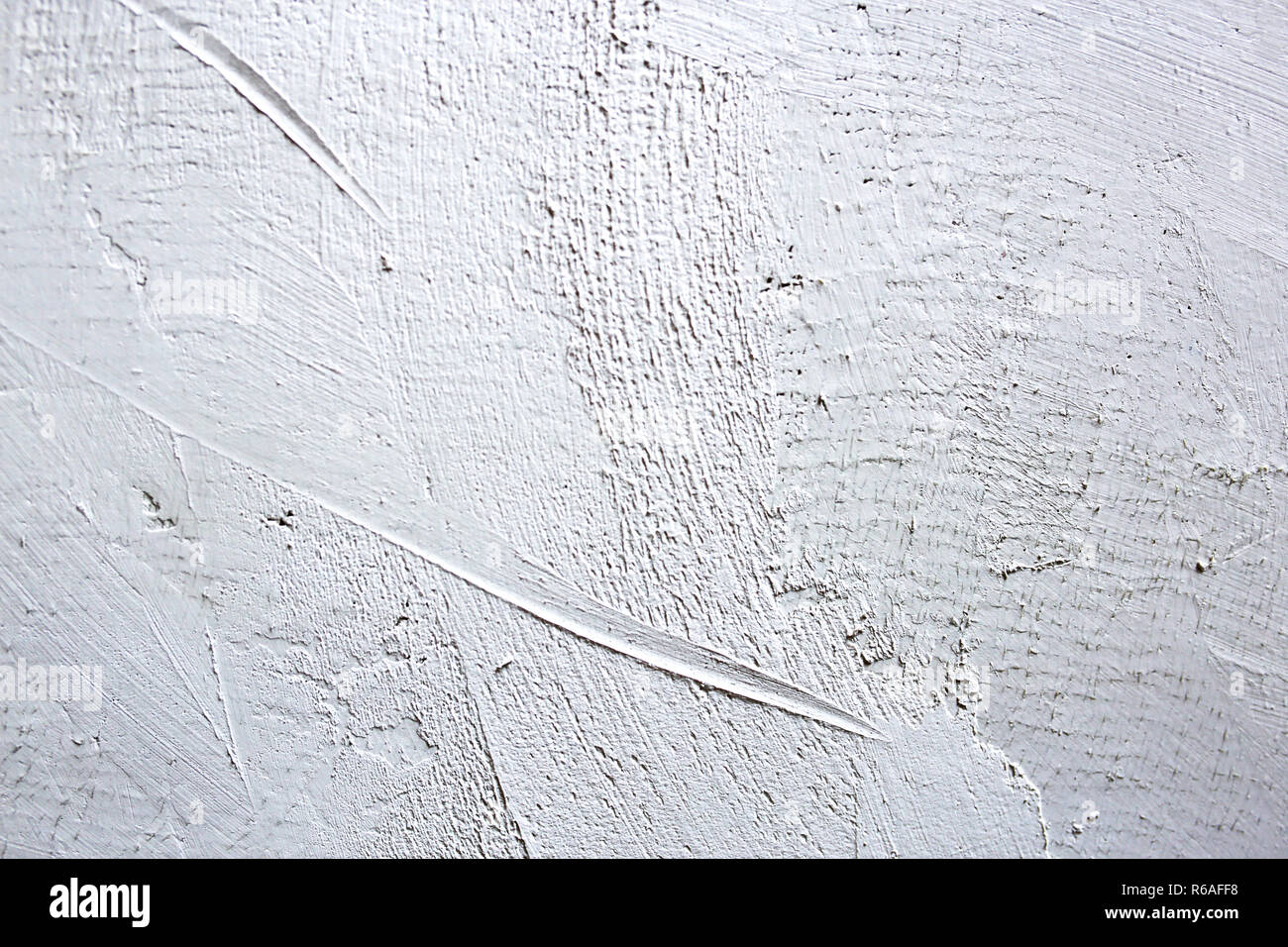 a wash of white primer of the canvas. texture for artists Stock Photo ...