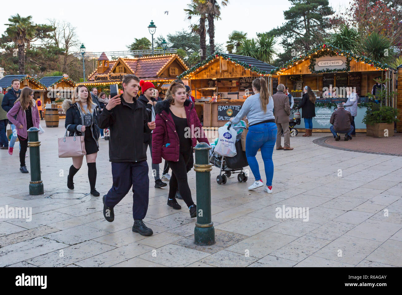 Bournemouth Christmas Market At Bournemouth Square, Bournemouth, Dorset ...