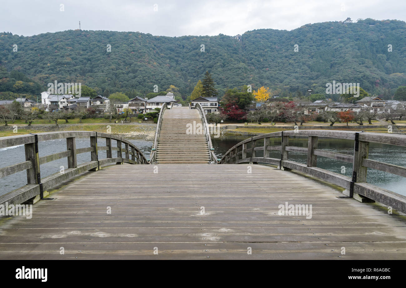 Kintai-kyo bridge in Iwakuni, Japan Stock Photo - Alamy