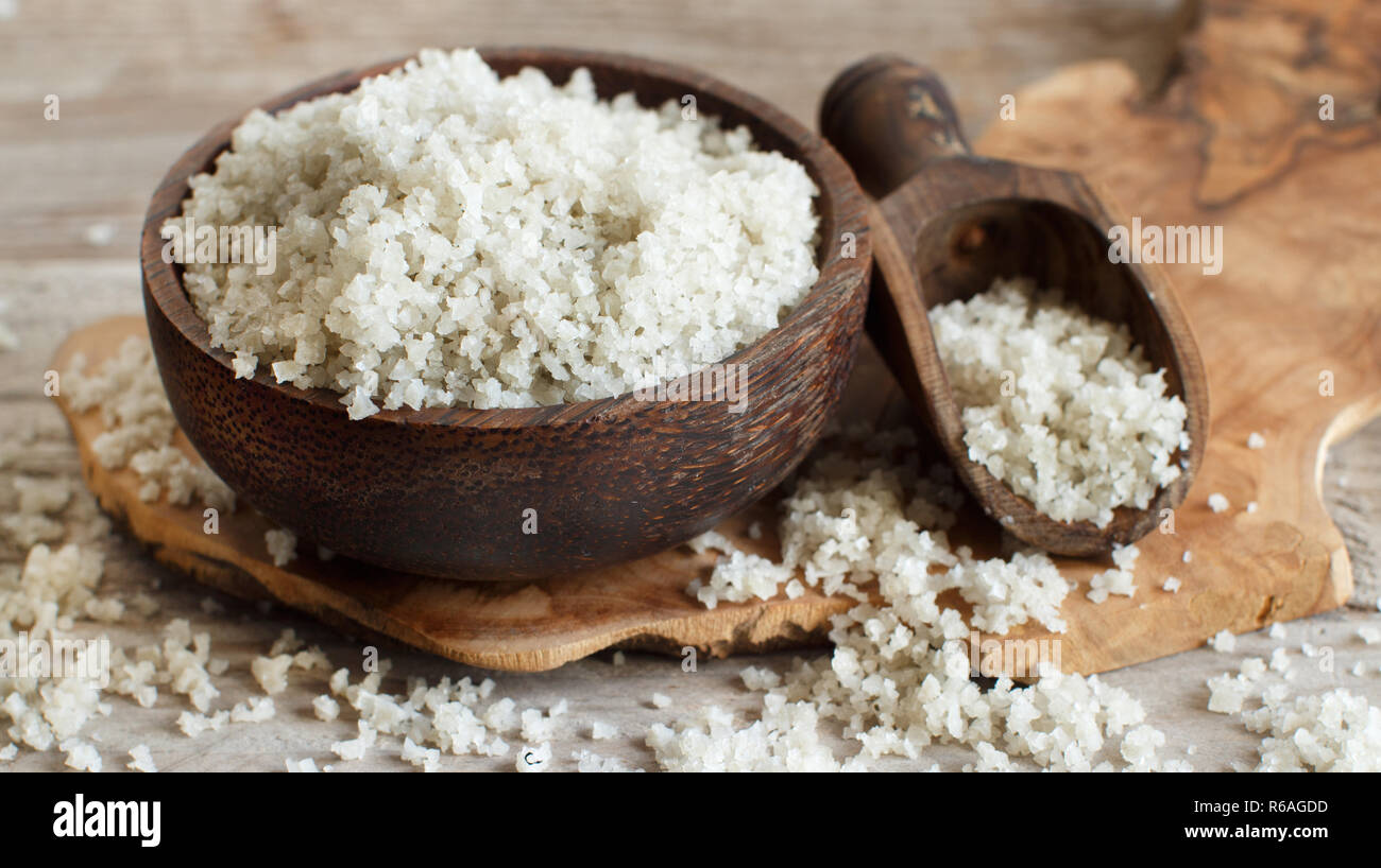 Celtic Grey Sea Salt from France Stock Photo - Alamy