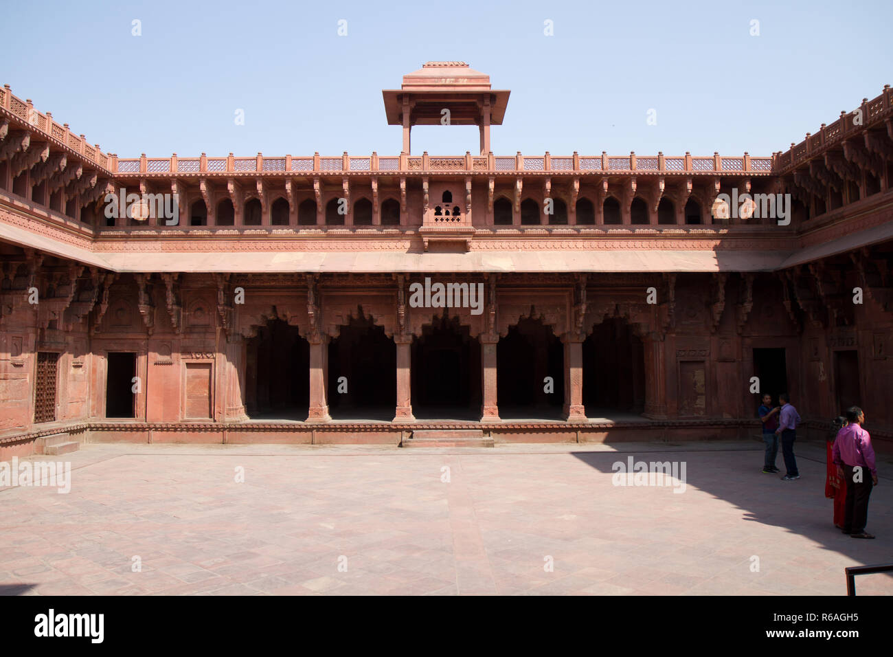 agra red fort in india Stock Photo - Alamy