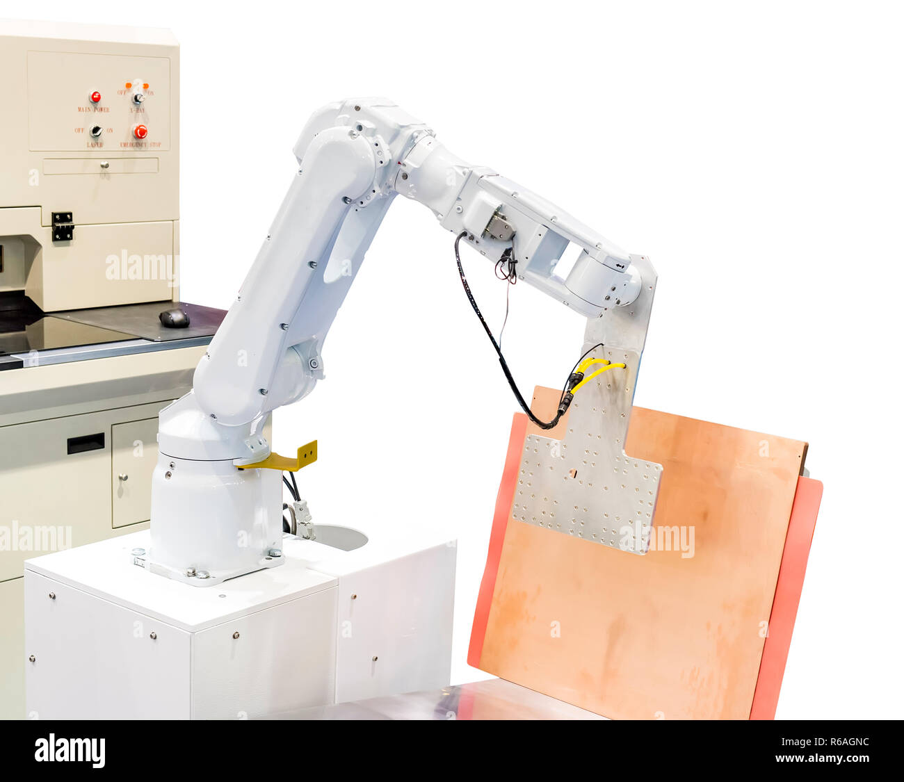 industrial machine and factory robot arm,Smart factory industry 4.0 ...