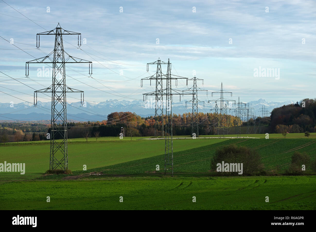 electricity track in the south Stock Photo - Alamy