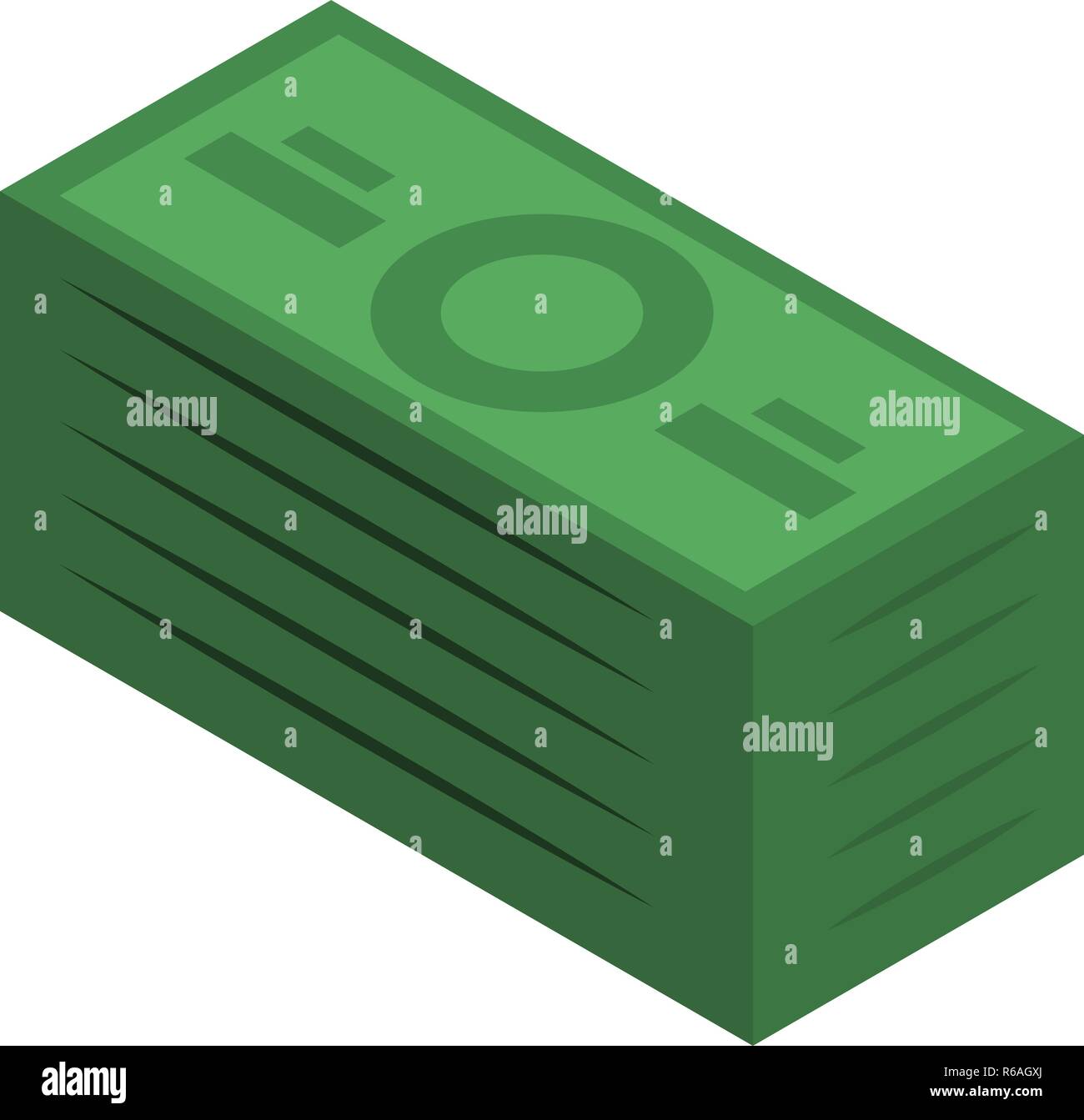 Money pack icon, isometric style Stock Vector Image & Art - Alamy