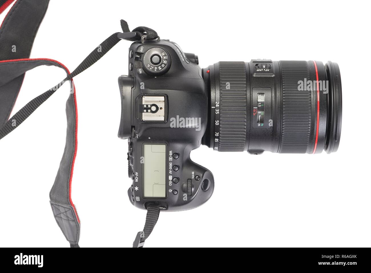 DSLR camre in white background Stock Photo - Alamy