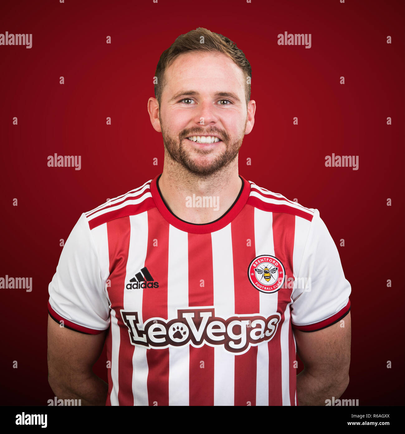 Alan Judge, Brentford F.C. headshots 2018-19 Stock Photo - Alamy