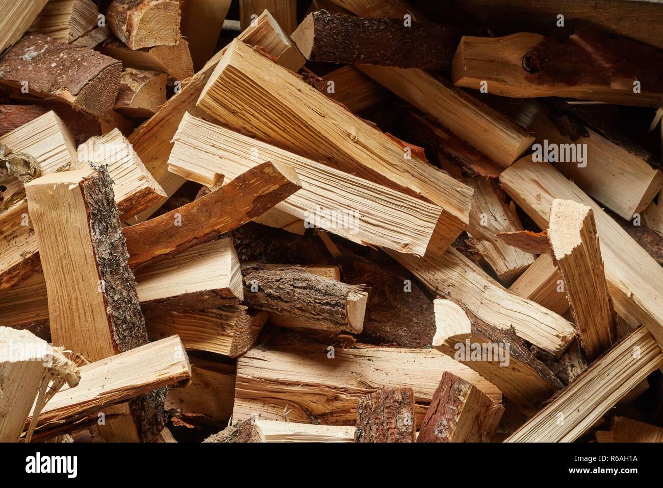 Wood Pile Closeup Stock Photo - Alamy