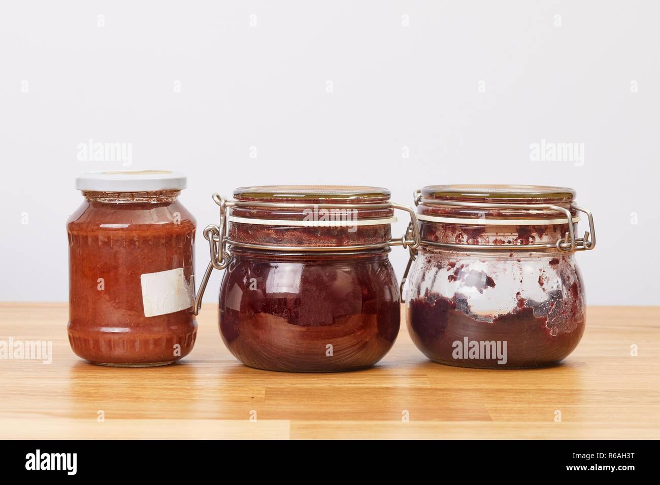 Jars of Jam Stock Photo - Alamy