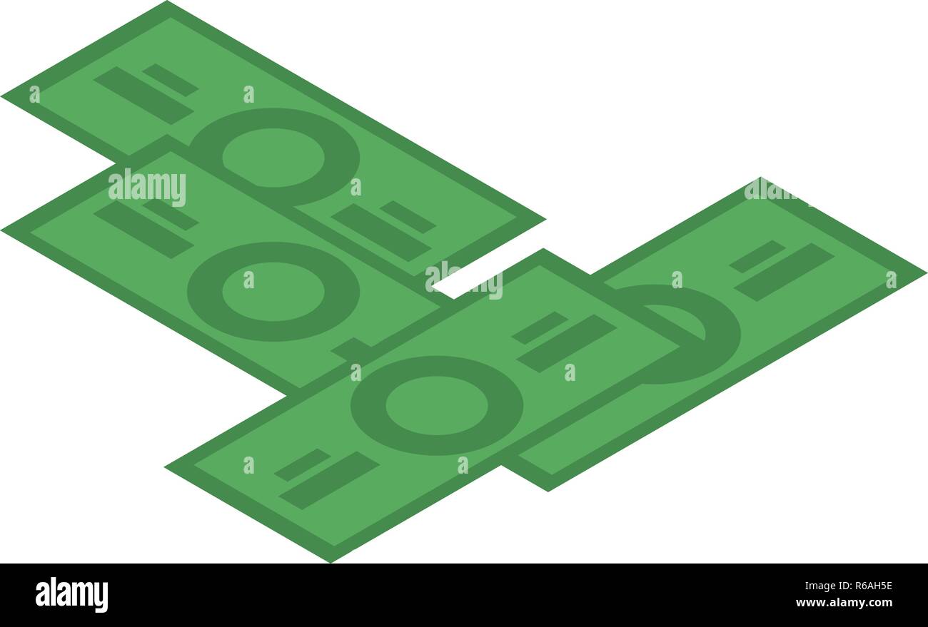 Dollar banknote icon, isometric style Stock Vector Image & Art - Alamy