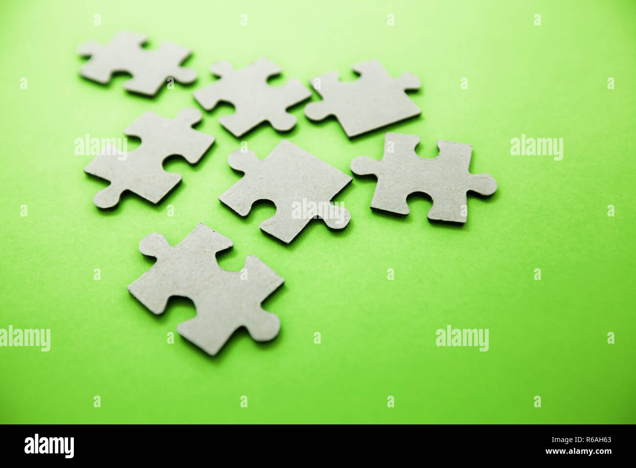 Find solution jigsaw puzzle Stock Photo - Alamy