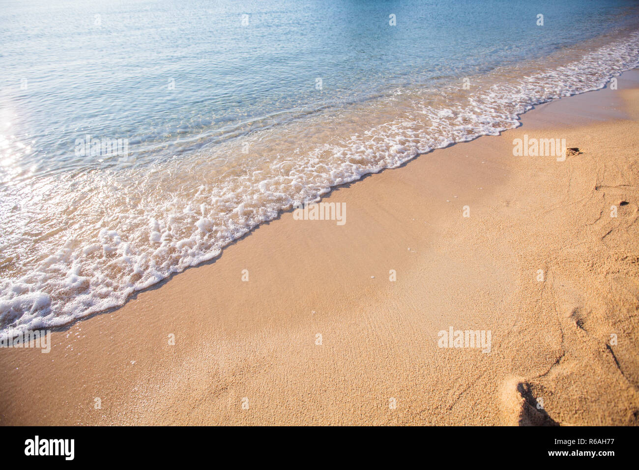 sand beach wave sea Stock Photo - Alamy