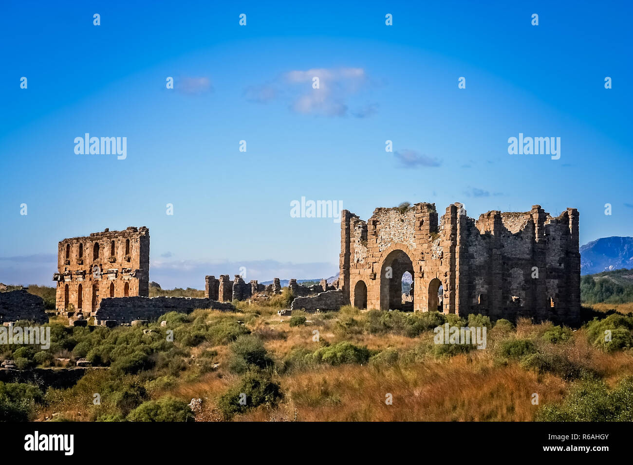 Aspendos temple hi-res stock photography and images - Alamy