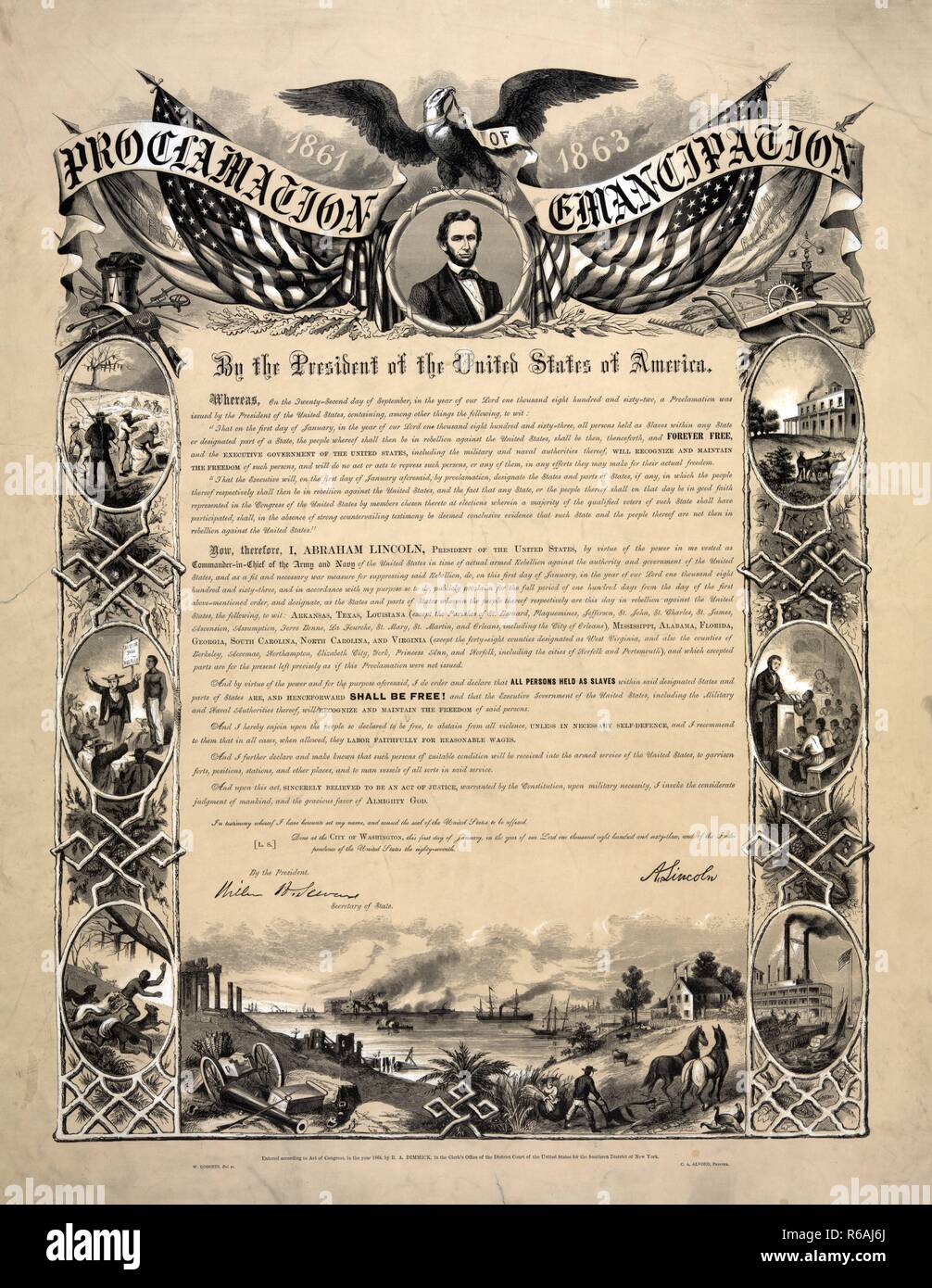 Emancipation Proclamation Paper High Resolution Stock Photography and ...