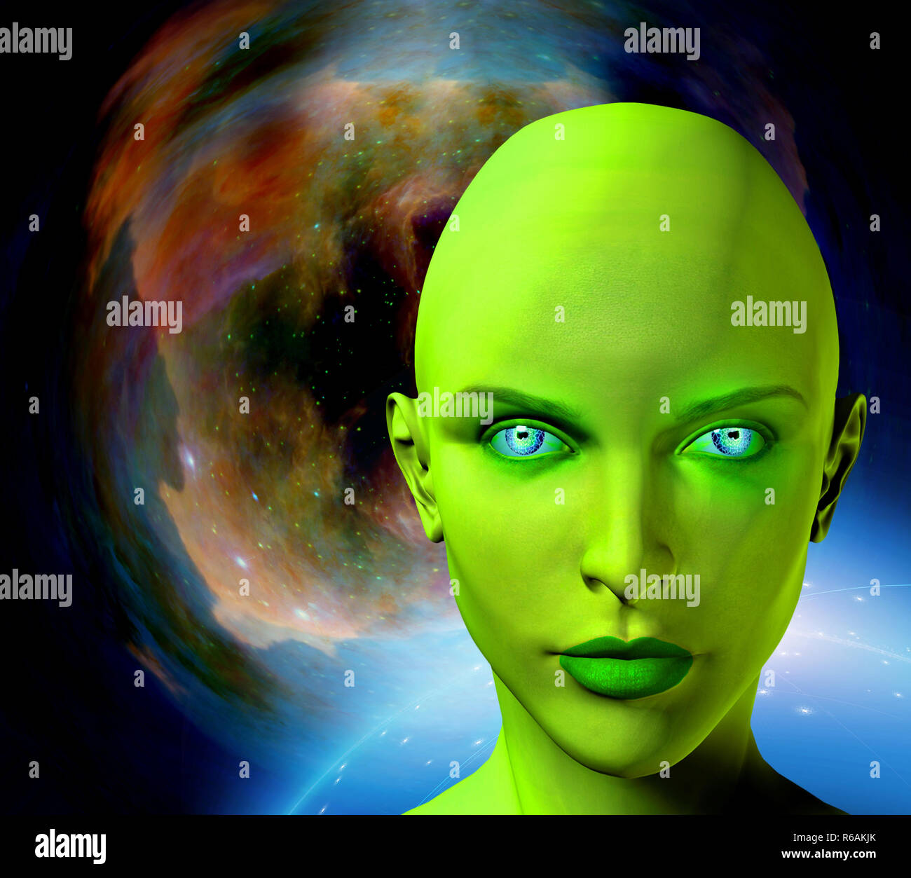 Alien goddess hi-res stock photography and images - Alamy