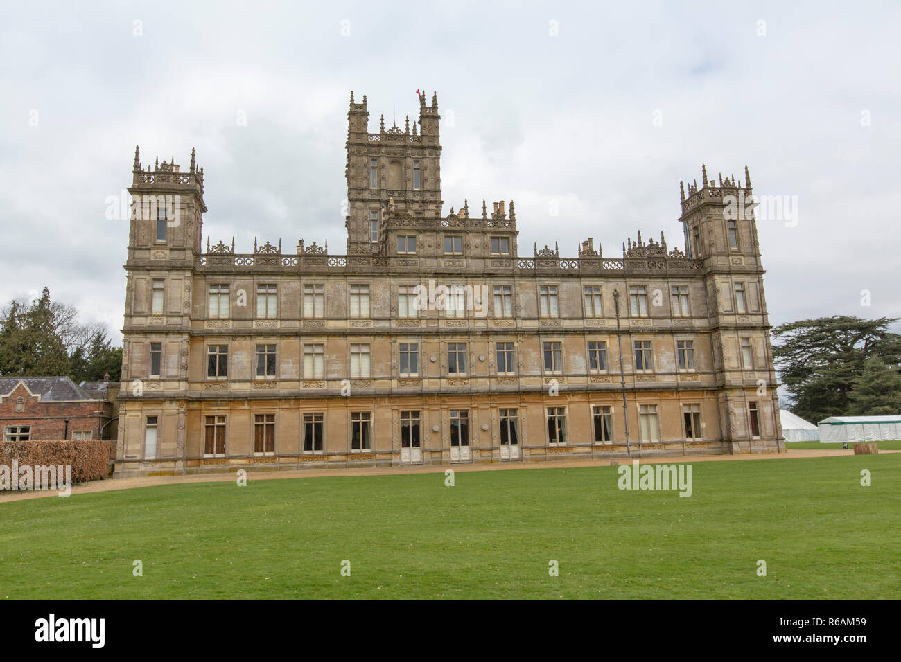 Highclere Castle, home of Downtown Abbey, Donnington, Hampshire ...
